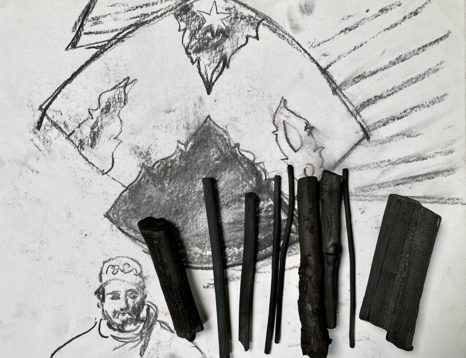 Youth Pass: Sip & DRAW! Charcoal Skills | Bradford 2025